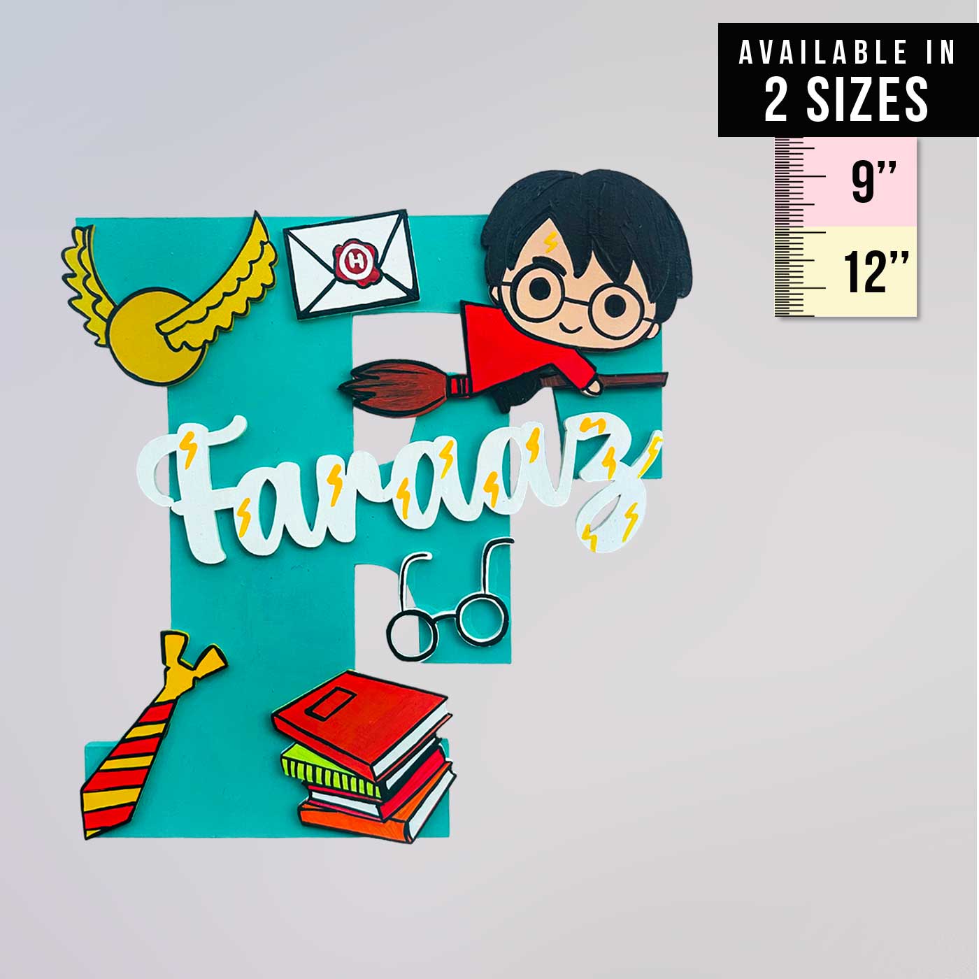 Buy Personalized Hand-painted Harry Potter Magic MDF Wood Monogram With ...