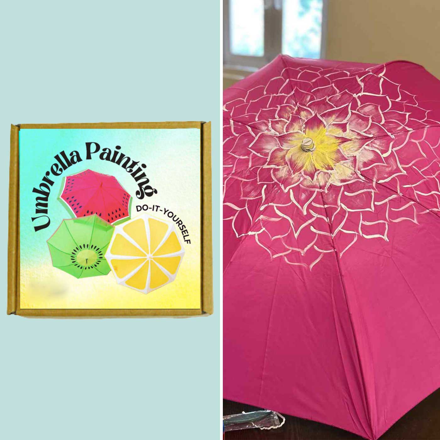 Buy Umbrella Painting DIY Kit Online On Zwende