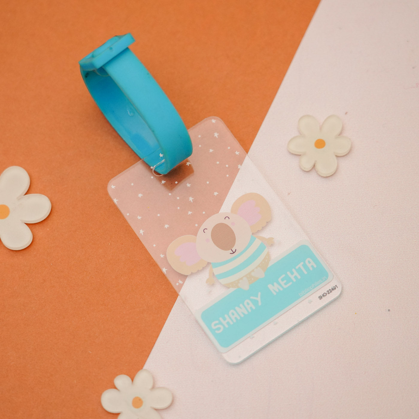 Buy Personalized Koala Theme Transparent Kids Bag Tag Online On Zwende
