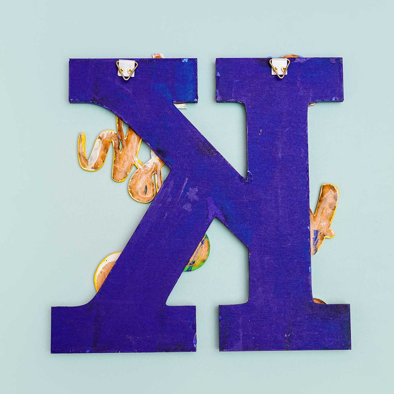 Hand Painted Personalised Kids Monogram Nameplate – Zwende