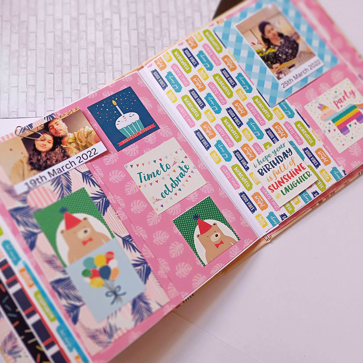Buy Handcrafted Birthday Scrapbook Personalized With Your Photos ...