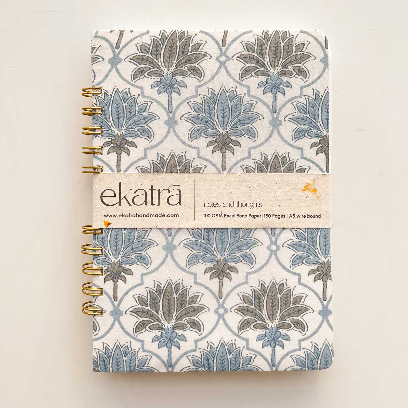 Buy Handcrafted Sustainable A5 Wire Bound Journal | 100 GSM Online On ...