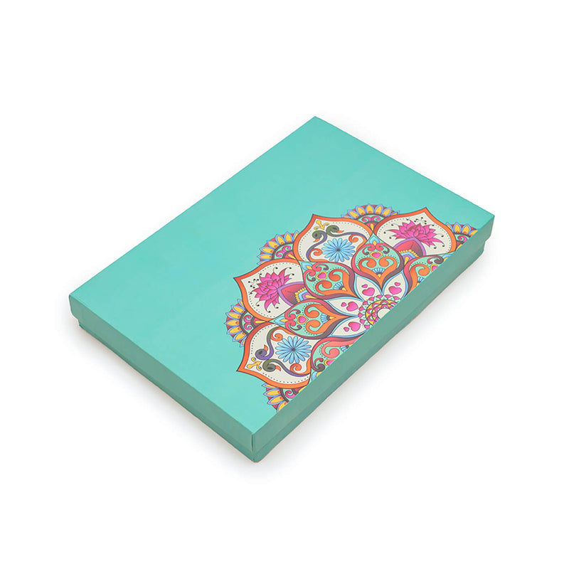 Handpainted Chitrakathi Art Mayur Stationery Gift Box – Zwende