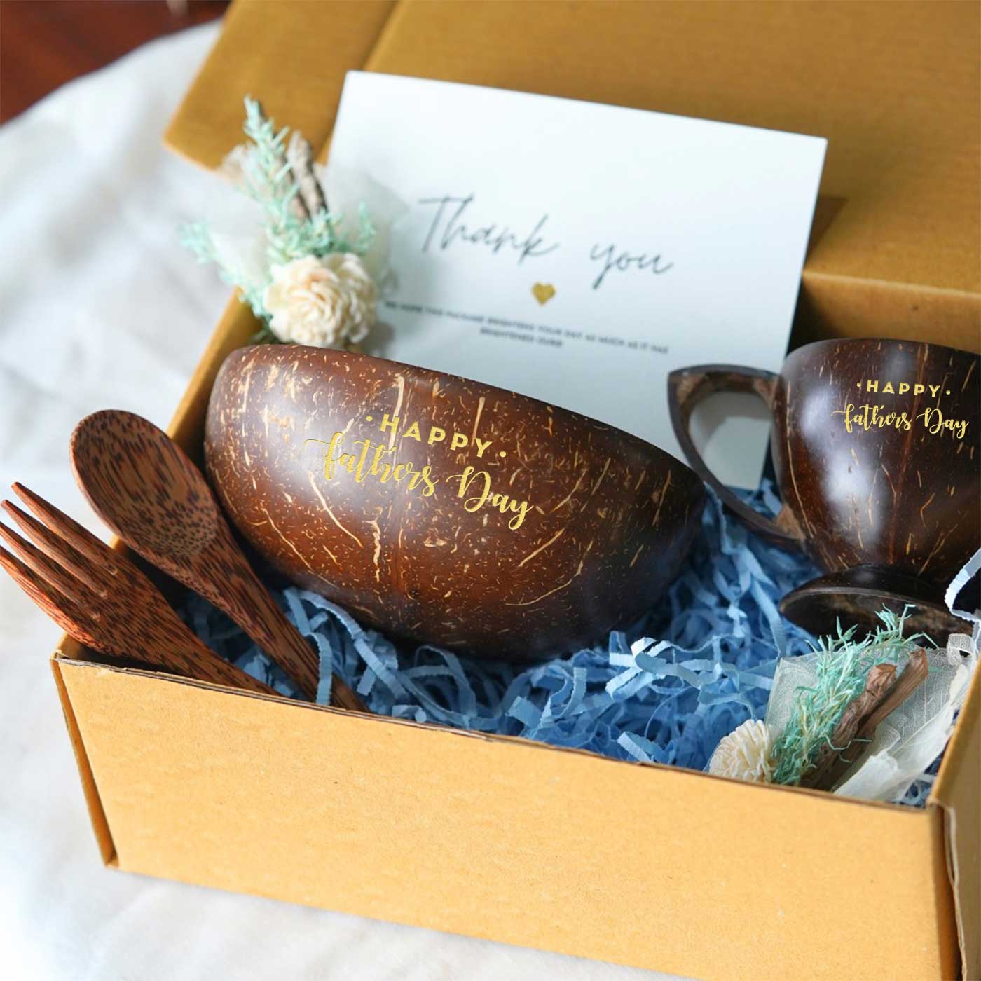 Buy Personalised Handmade Coconut Shell Gift Hamper | Set Of 6 Online ...
