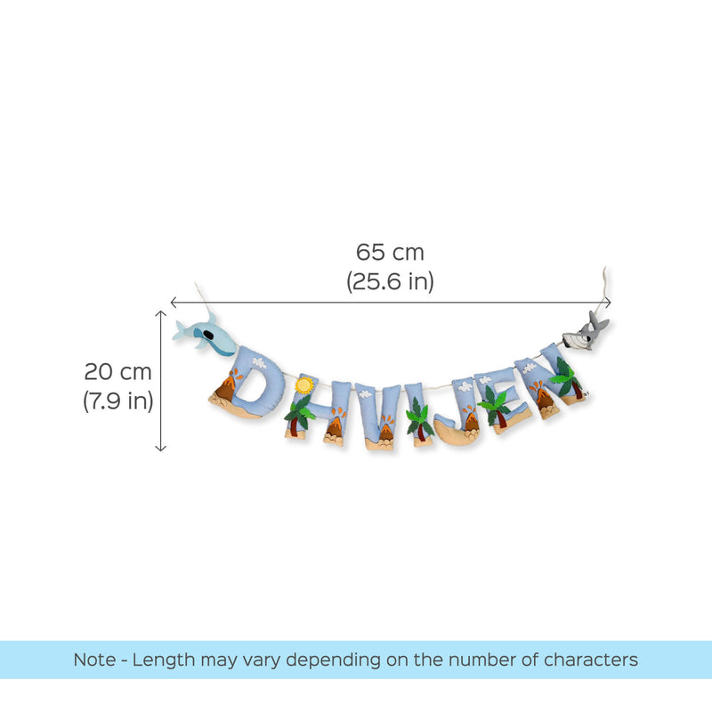 Handcrafted Personalized Beach Theme Bunting For Kids – Zwende