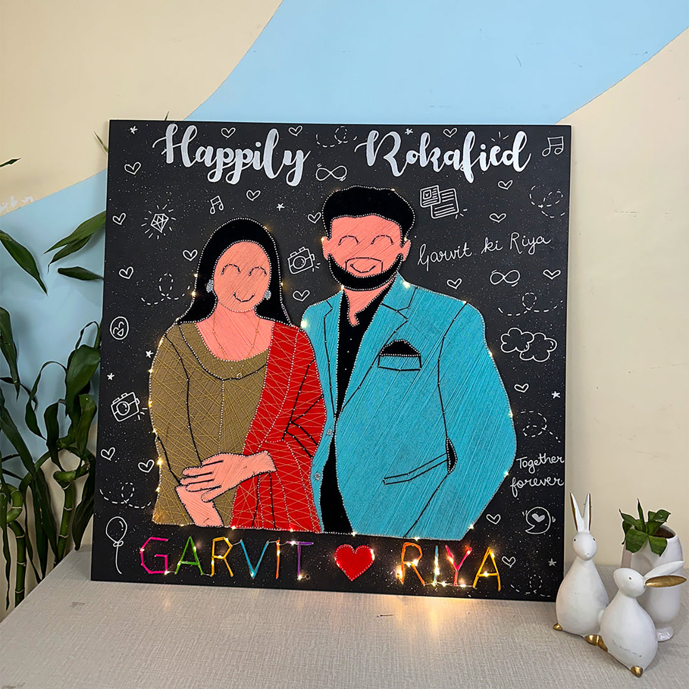 Buy Photo Personalized String Art From Pixels To Strings Mdf Wood Name ...