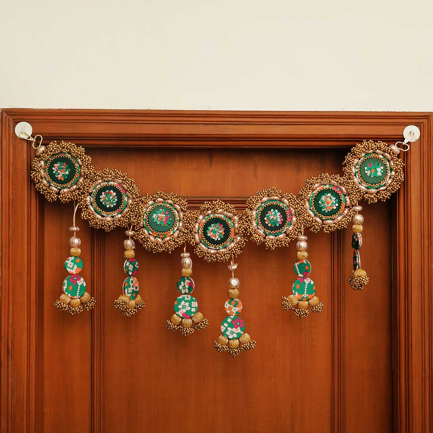 Buy Handmade Chic-O-Fleek Dangler Colossal Reversible Toran Online On ...