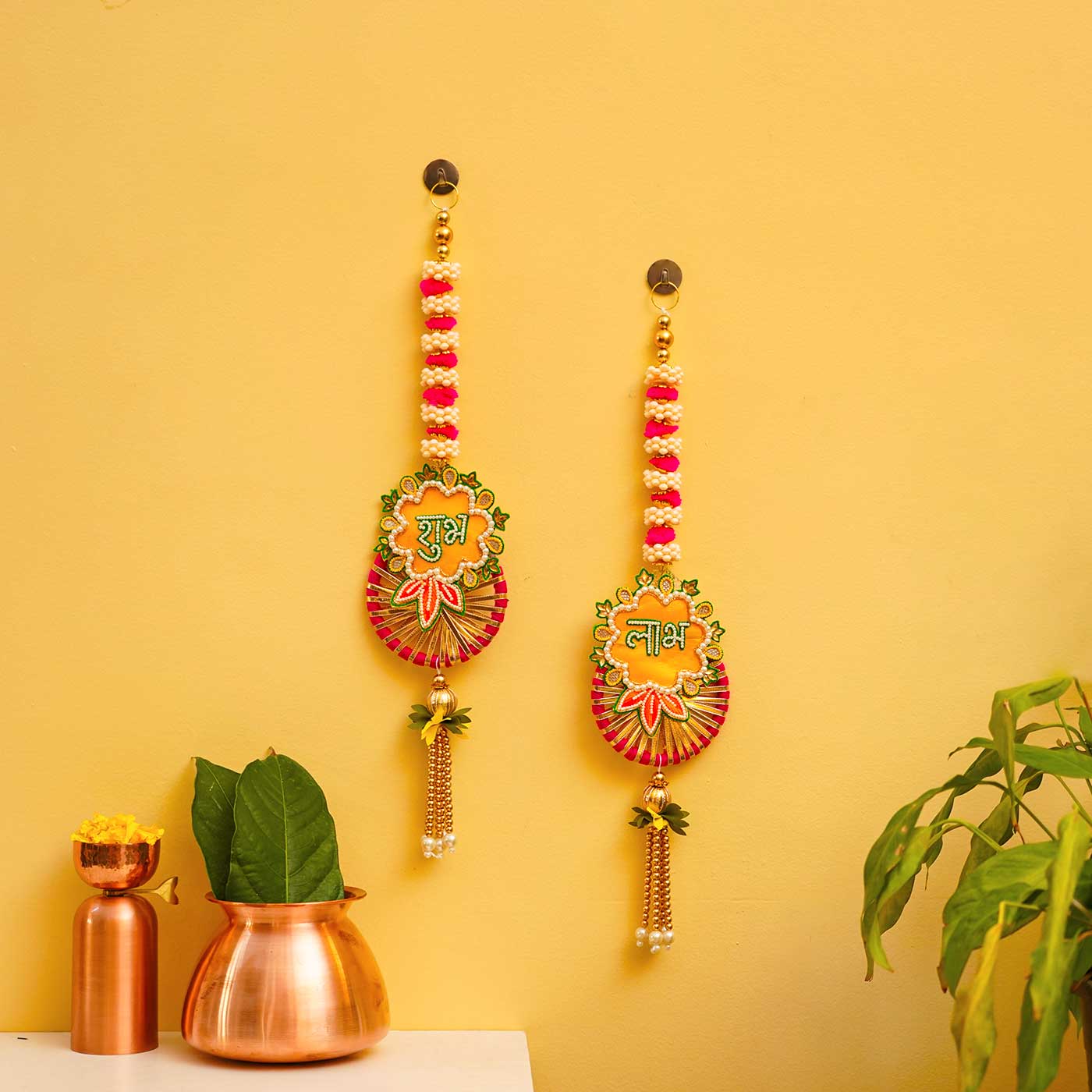 Buy Handmade Decorative Bangles Shubh Labh Hanging Online On Zwende