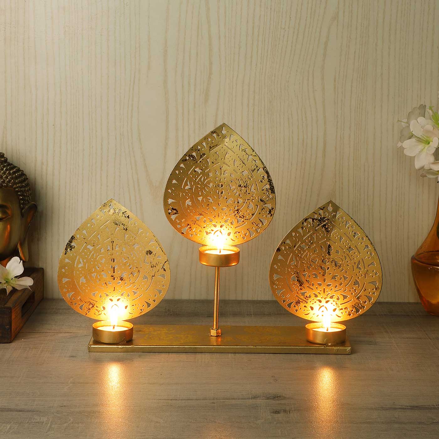 Buy Handmade Leaf Tealight Holder Online On Zwende