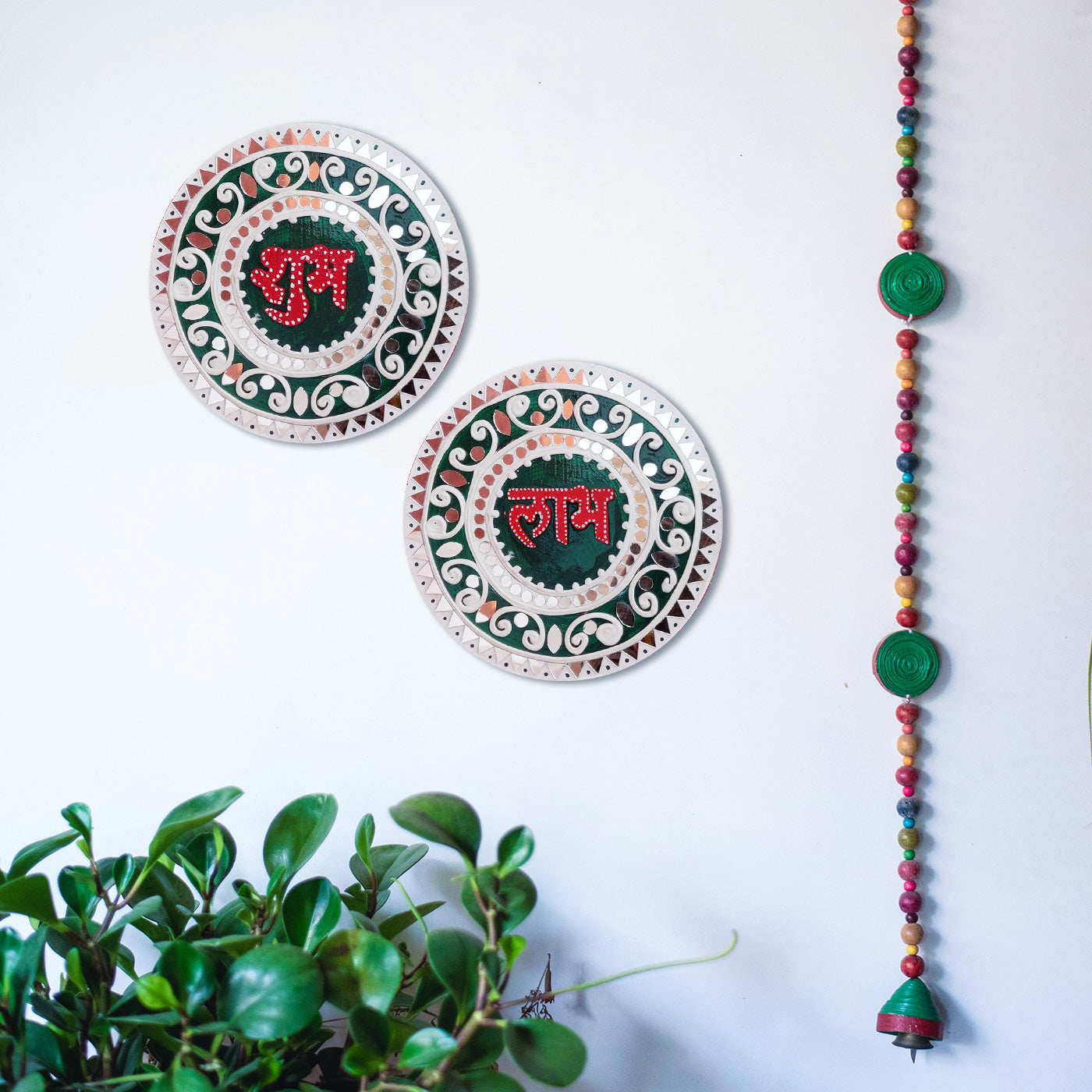 Buy Shubh Labh Lippan Art Wall Decor Online On Zwende