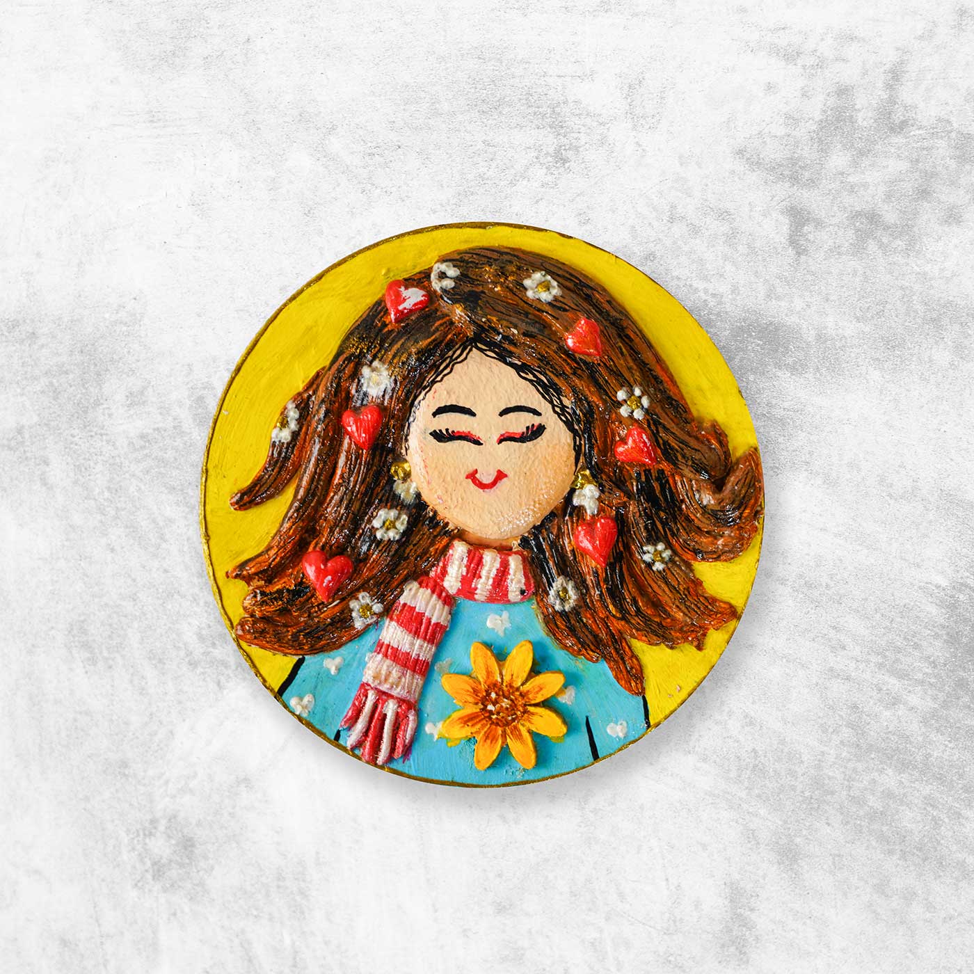 Buy Handcrafted 3D Magnet For Girls Online On Zwende