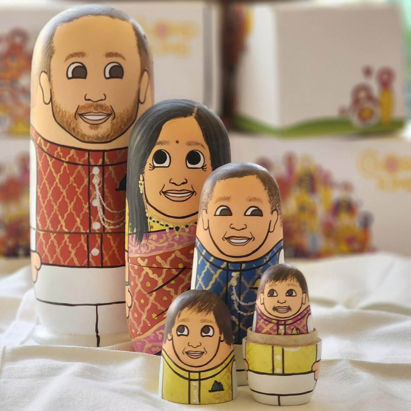 Buy Personalized Nesting Dolls Online On Zwende