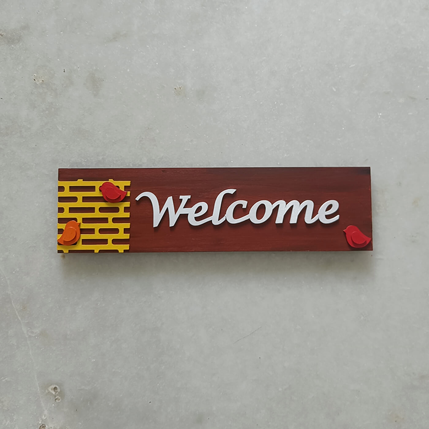 Buy Hand-painted Personalized Bird Nameplate Online On Zwende