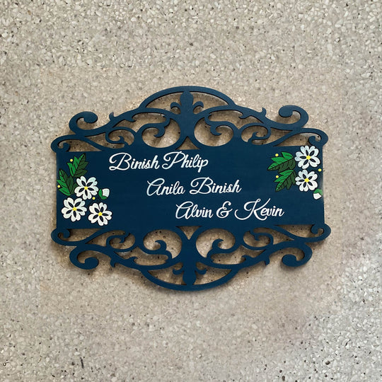 Large Family Name Plates - Custom Designs for Home - Zwende