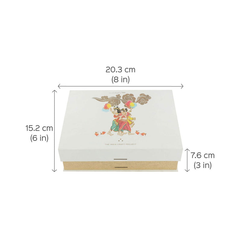 Parv Handcrafted Gold-Embossed Festive Gift Box – Zwende