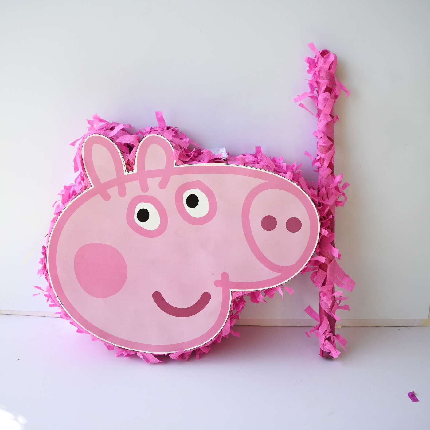 Buy Handmade Peppa Pig Theme Pull String Pinata With Stick For Birthday ...