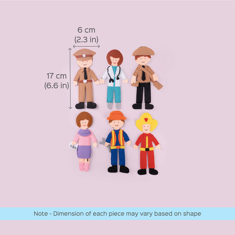 Handcrafted Community Helpers Playset – Zwende