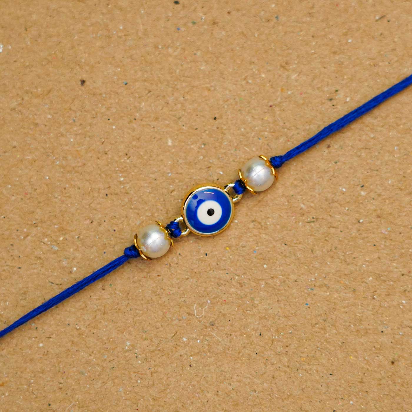 Buy Reusable Resin Evil Eye Rakhi With Roli Chawal For Brother Online ...