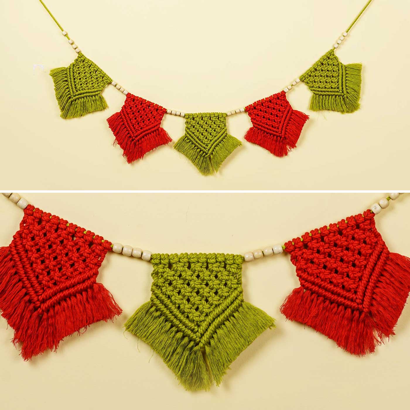 Buy Handcrafted Lantern Style Macrame Door Toran Online On Zwende