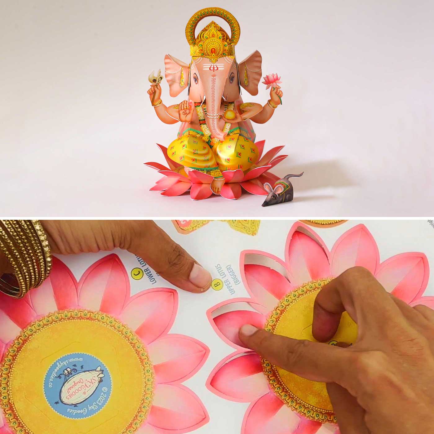 Buy Paper Ganesha DIY Kit Online On Zwende