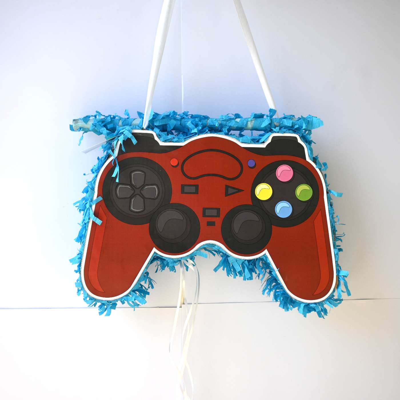 Buy Handmade Video Game Controller Theme Pull String Pinata With Stick ...