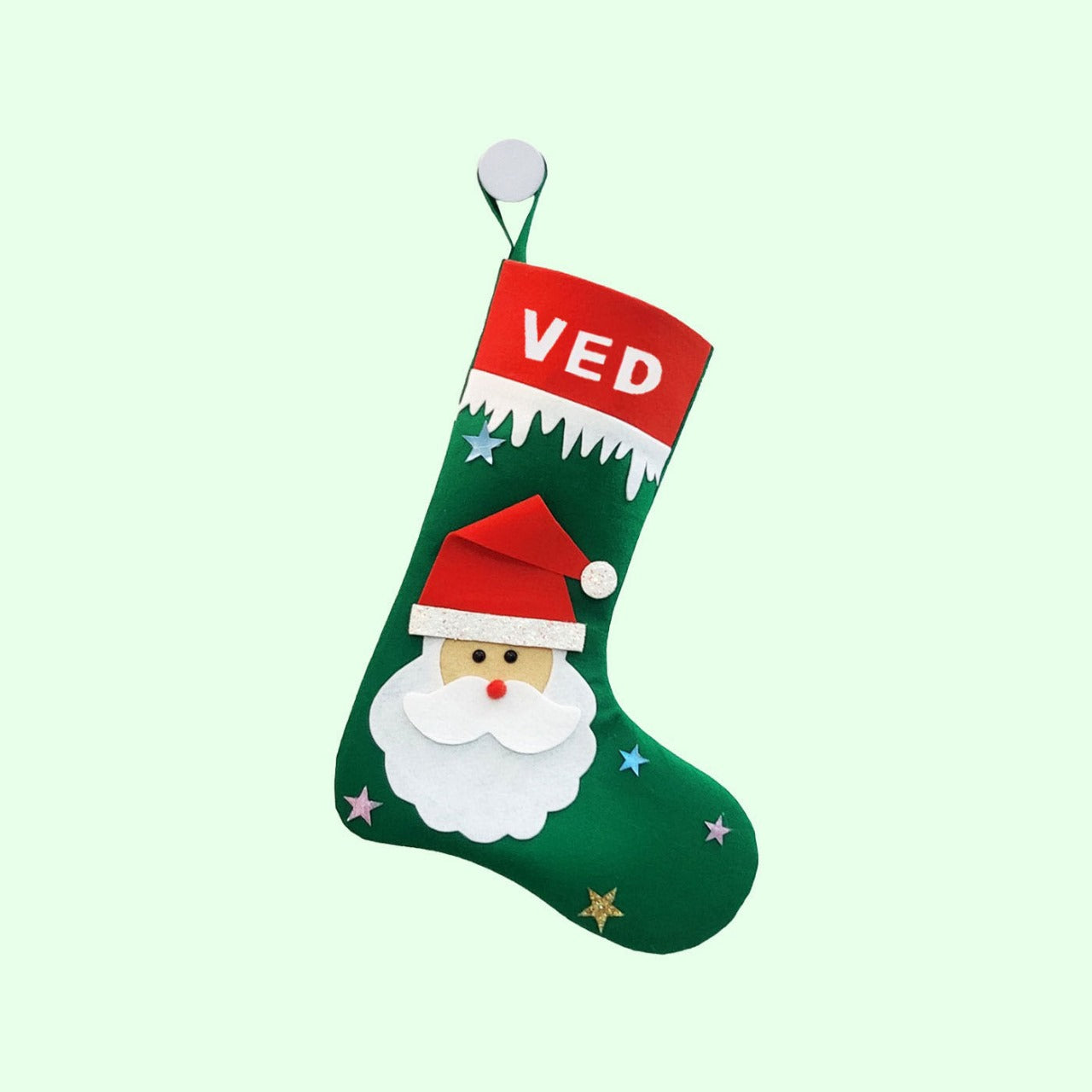 Buy Personalized X Large Santa Felt Stocking For Christmas Decoration ...