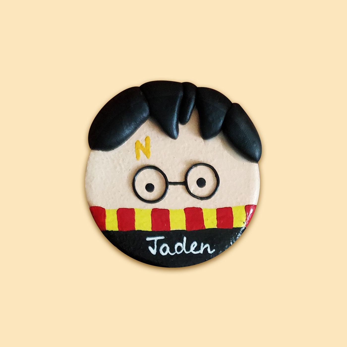 Buy Handcrafted Personalized Harry Potter Clay Magnets Online On Zwende