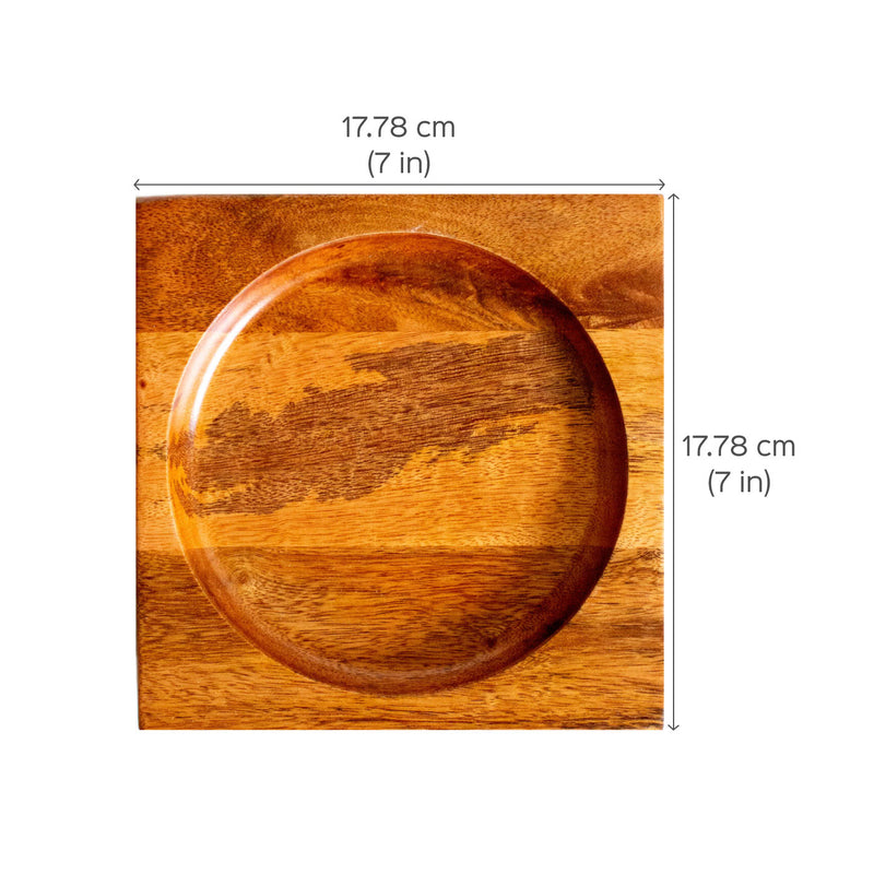 Handcrafted Mango Wood Serving Platter – Zwende