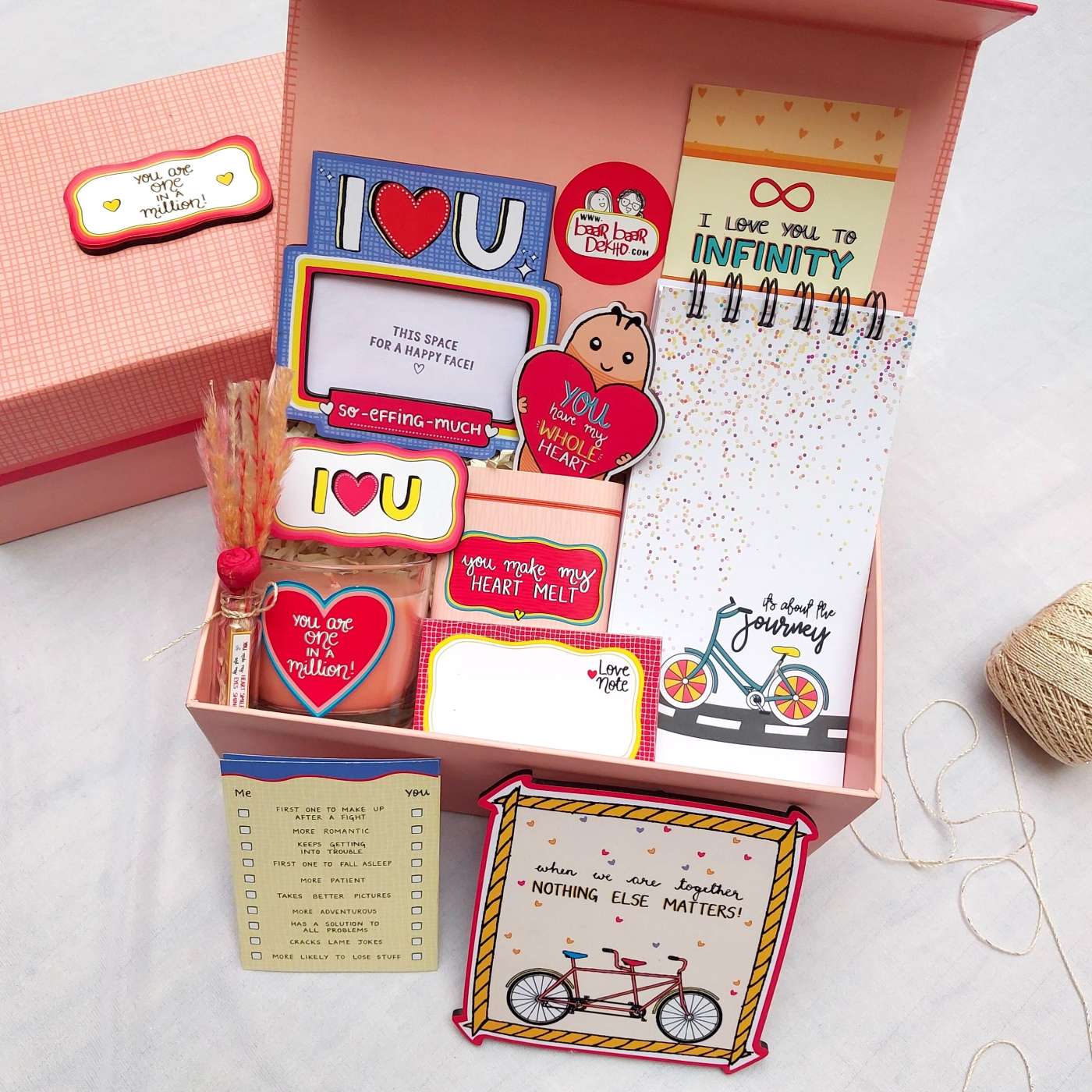 Buy Handmade You Are One In A Million Gift Hamper | Set of 12 Online On ...