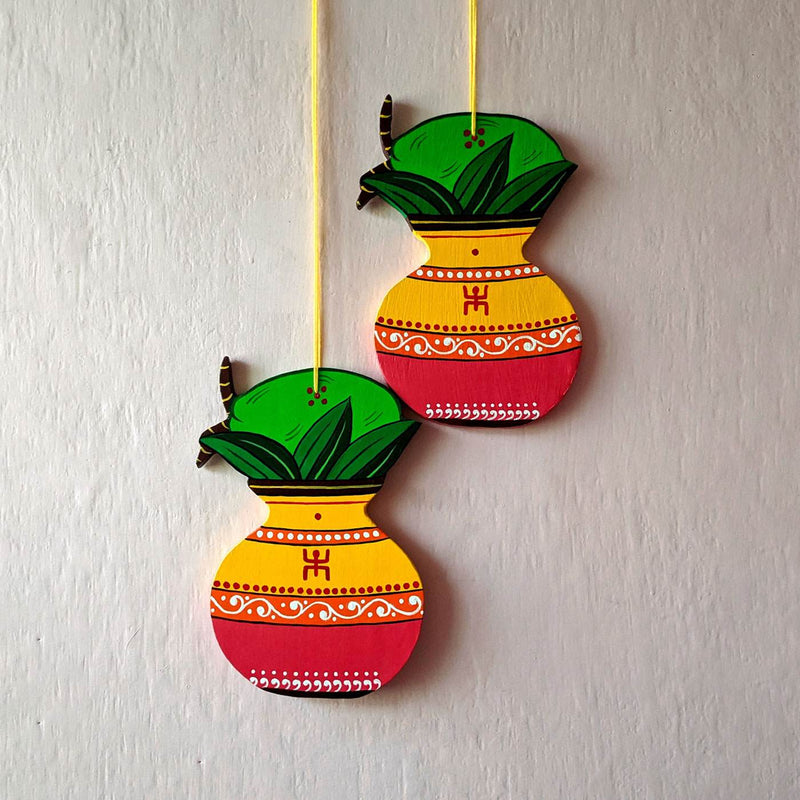 Handpainted Wooden Mongol-ghot Wall Hanging – Zwende