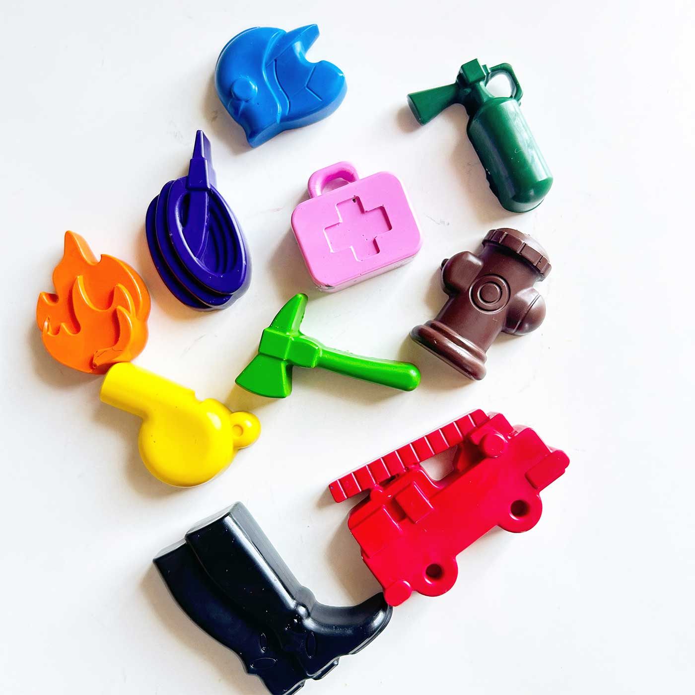 Buy Handmade Firefighter Theme Non-Toxic Wax Crayons for Kids | Set Of ...