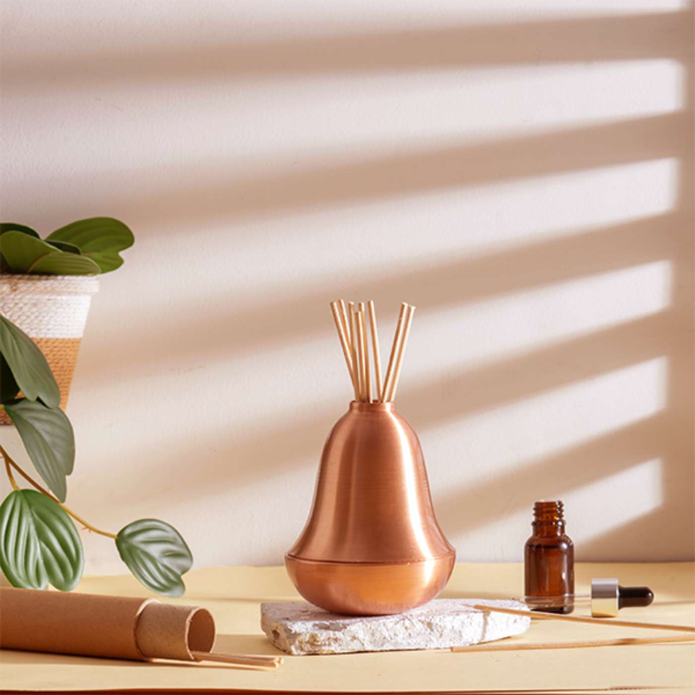 Buy Handmade Serenity Reed Copper Aroma Diffuser Online On Zwende