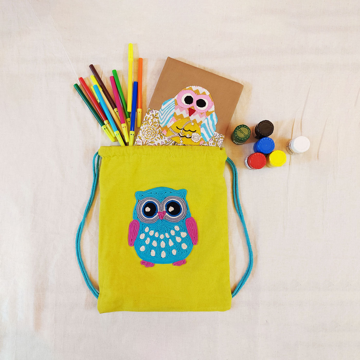 Buy Embroidered Kid's Animal Theme Backpack for School & Trips Online ...