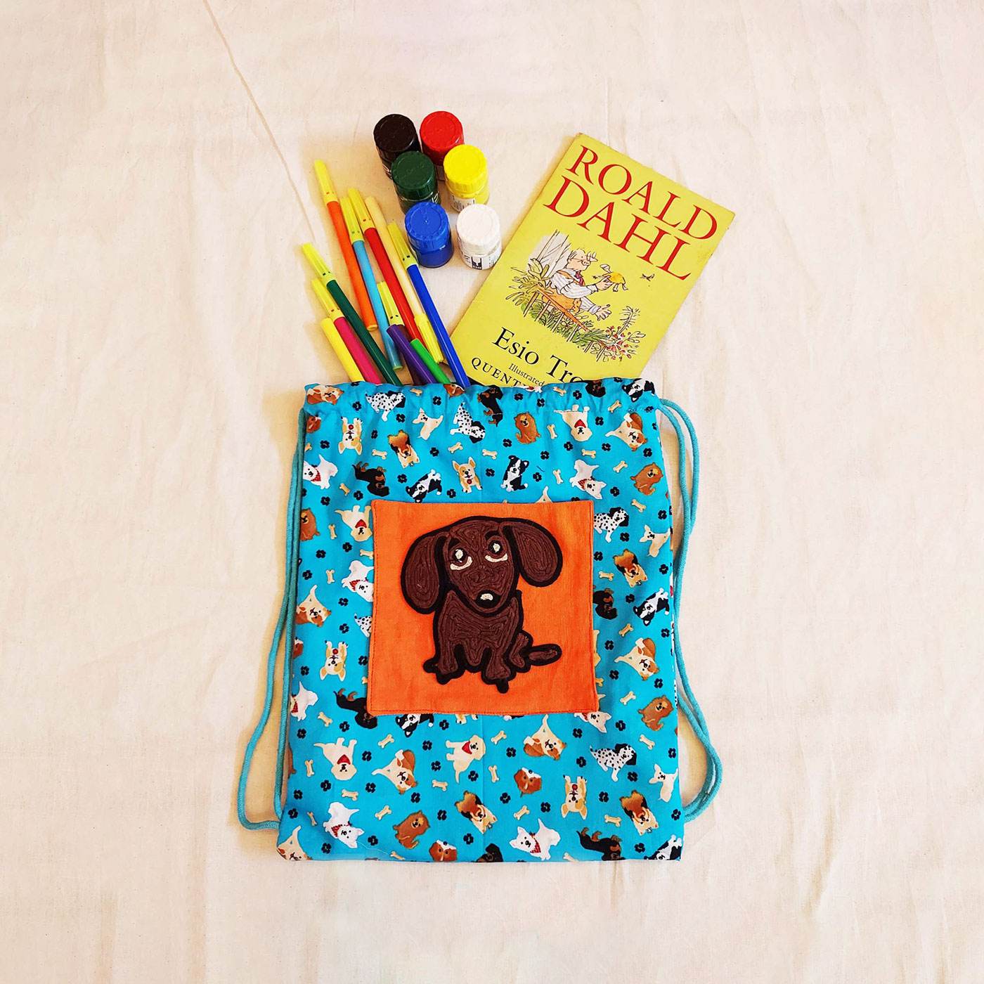 Buy Embroidered Kid's Animal Theme Backpack for School & Trips Online ...