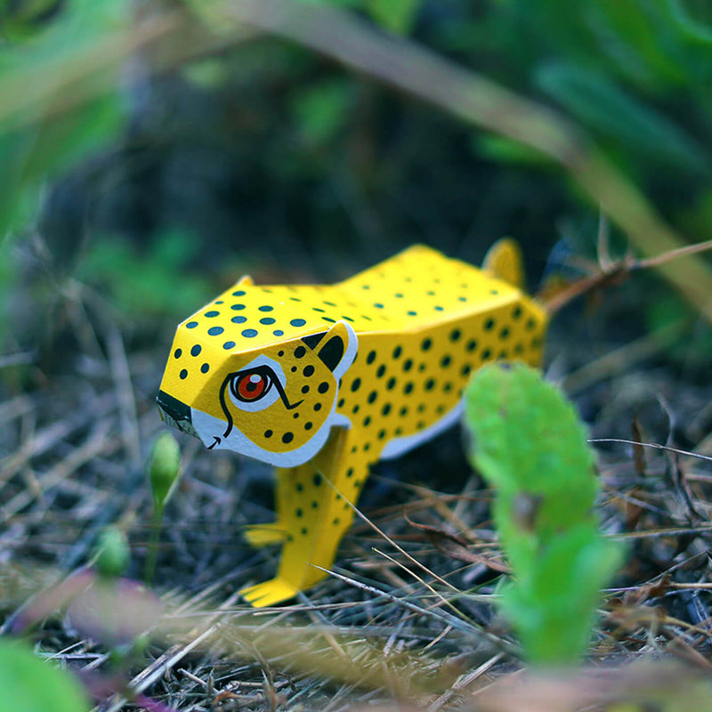 Mini Endangered Animals Paper Craft DIY Kit - Set of 6 – Zwende
