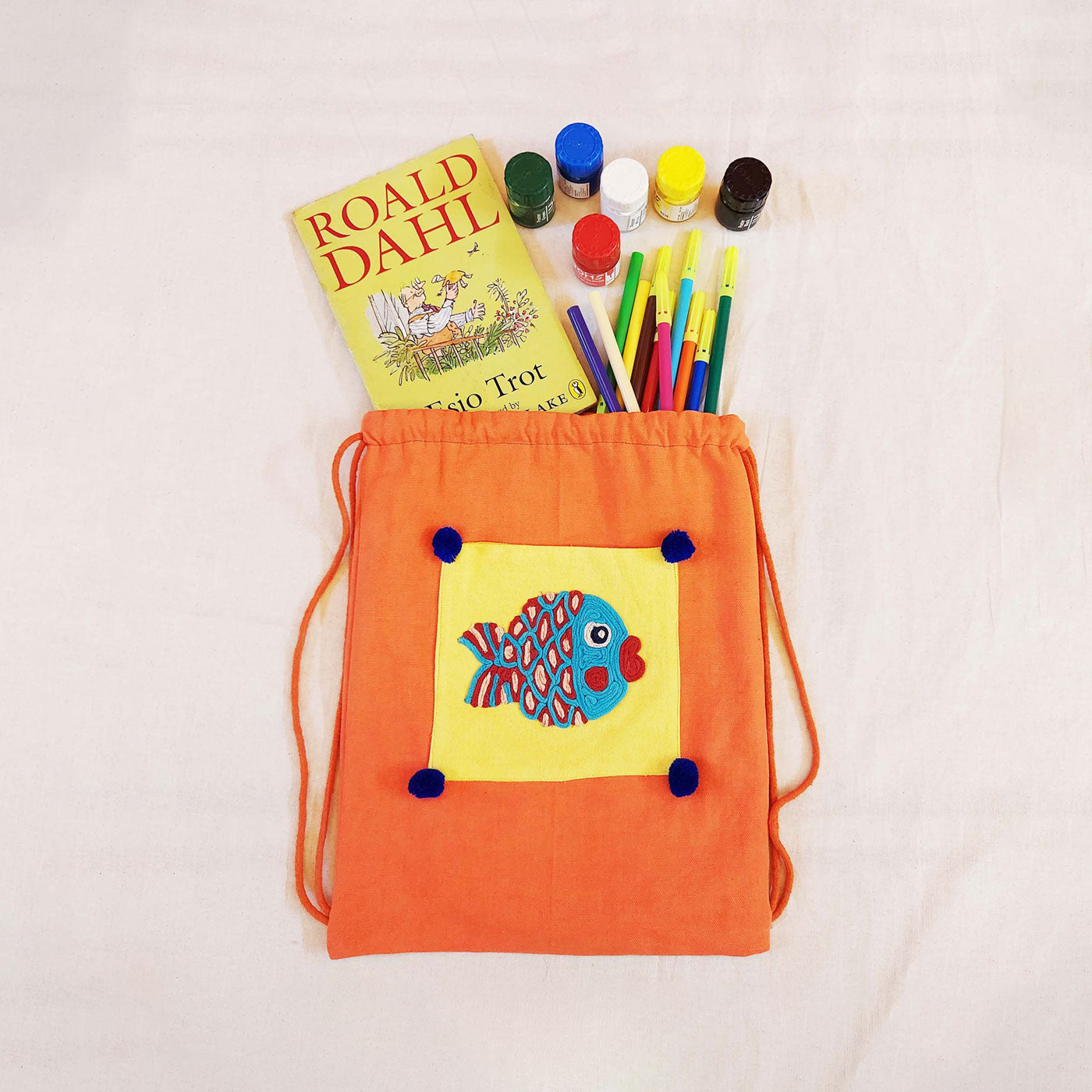 Buy Embroidered Kid's Animal Theme Backpack for School & Trips Online ...