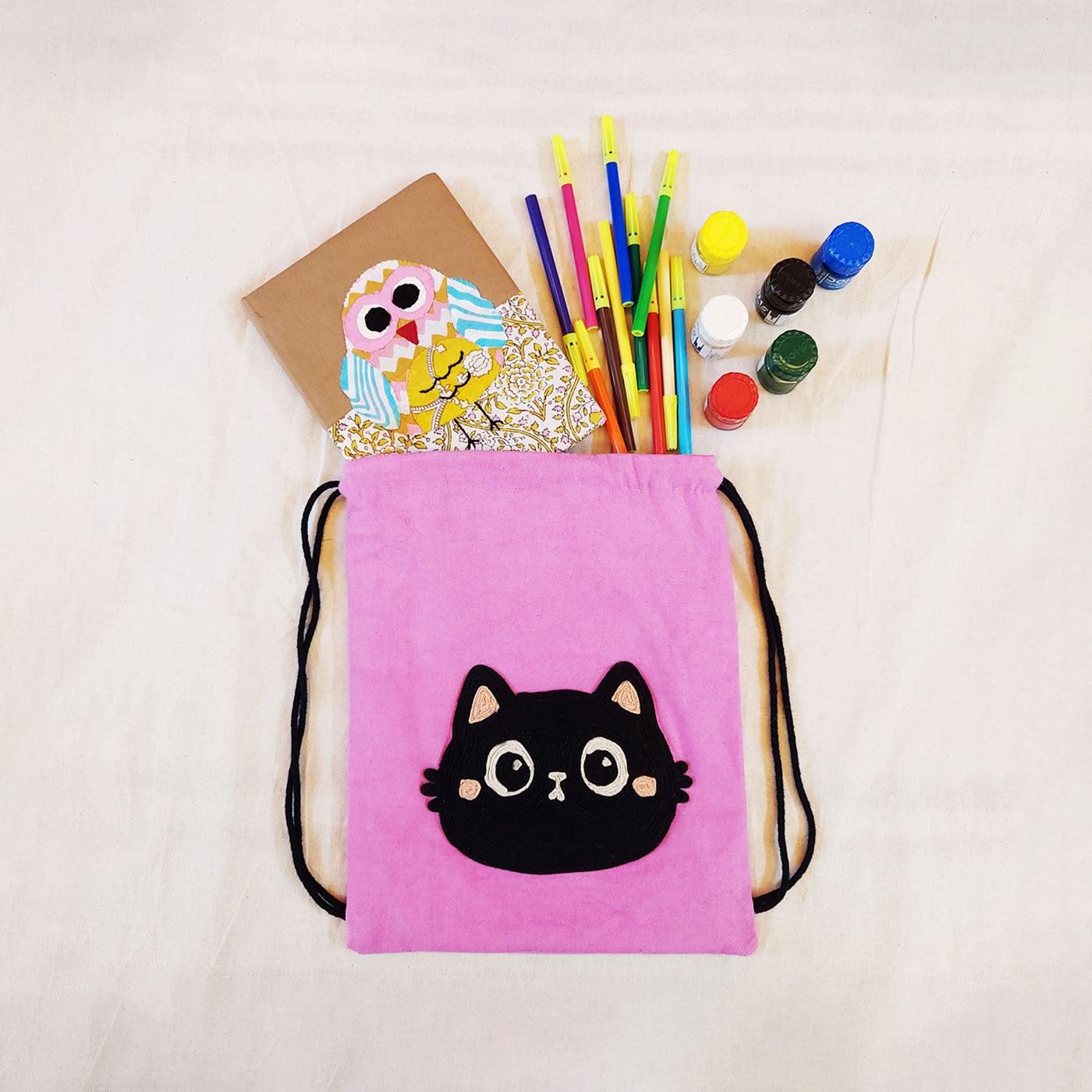 Buy Embroidered Kid's Animal Theme Backpack for School & Trips Online ...