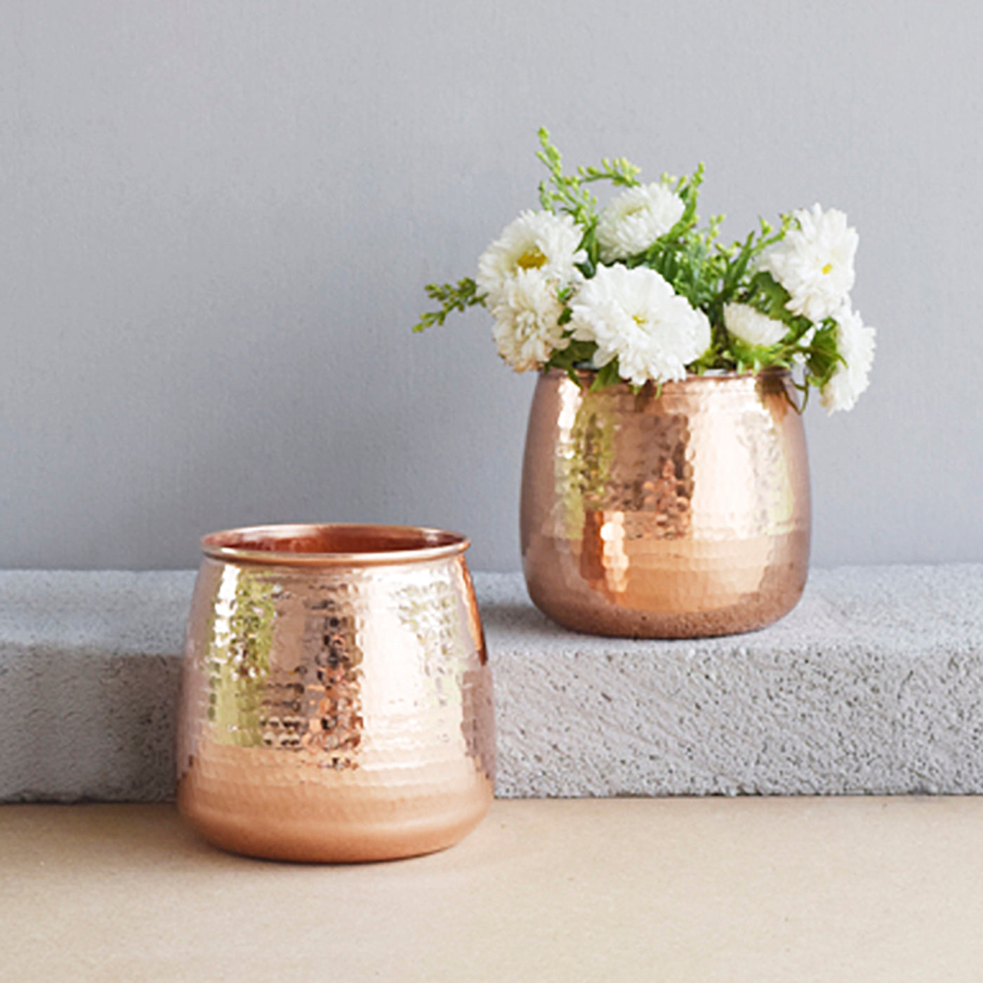 Buy Copper Viola Vase Online On Zwende