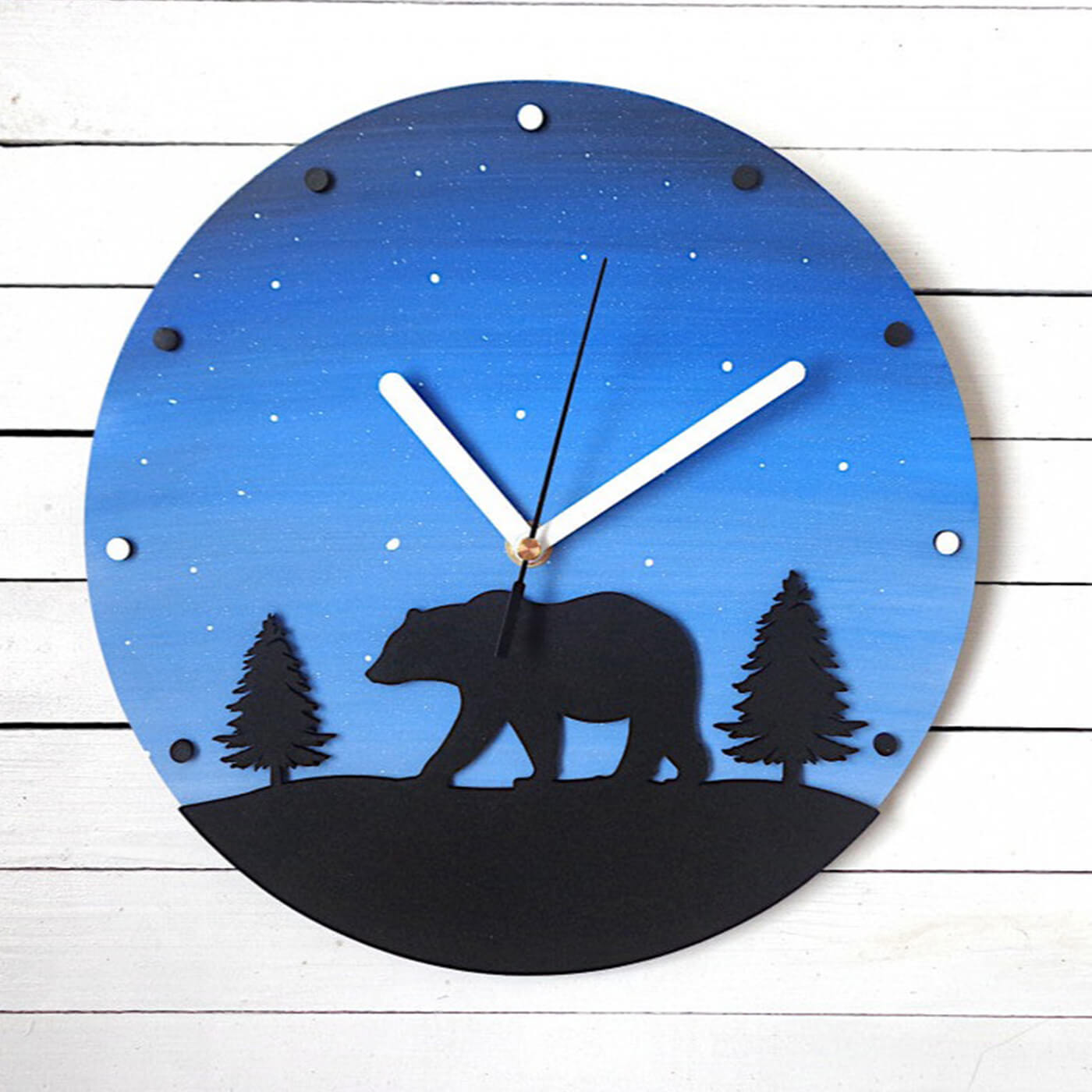 Buy Bear Themed Wall Clock for Kids Online On Zwende