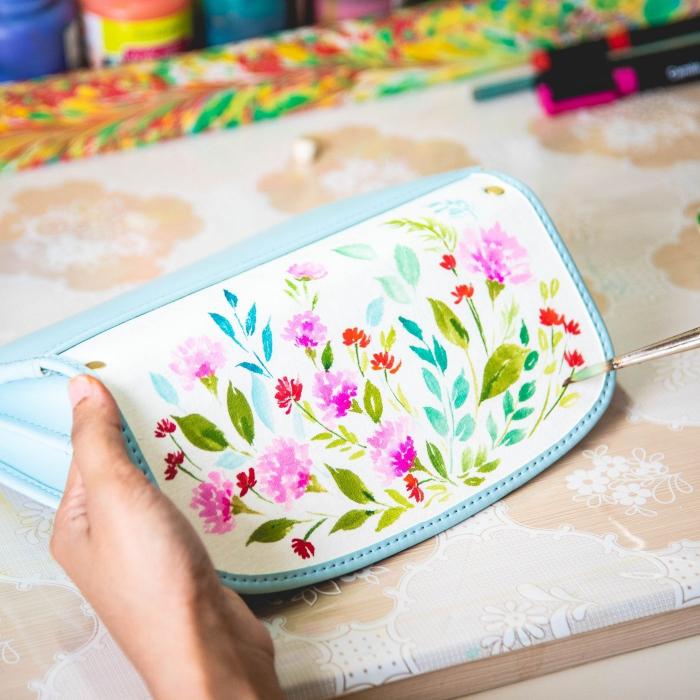 Ready To Paint Sling in Black Faux Leather – Zwende