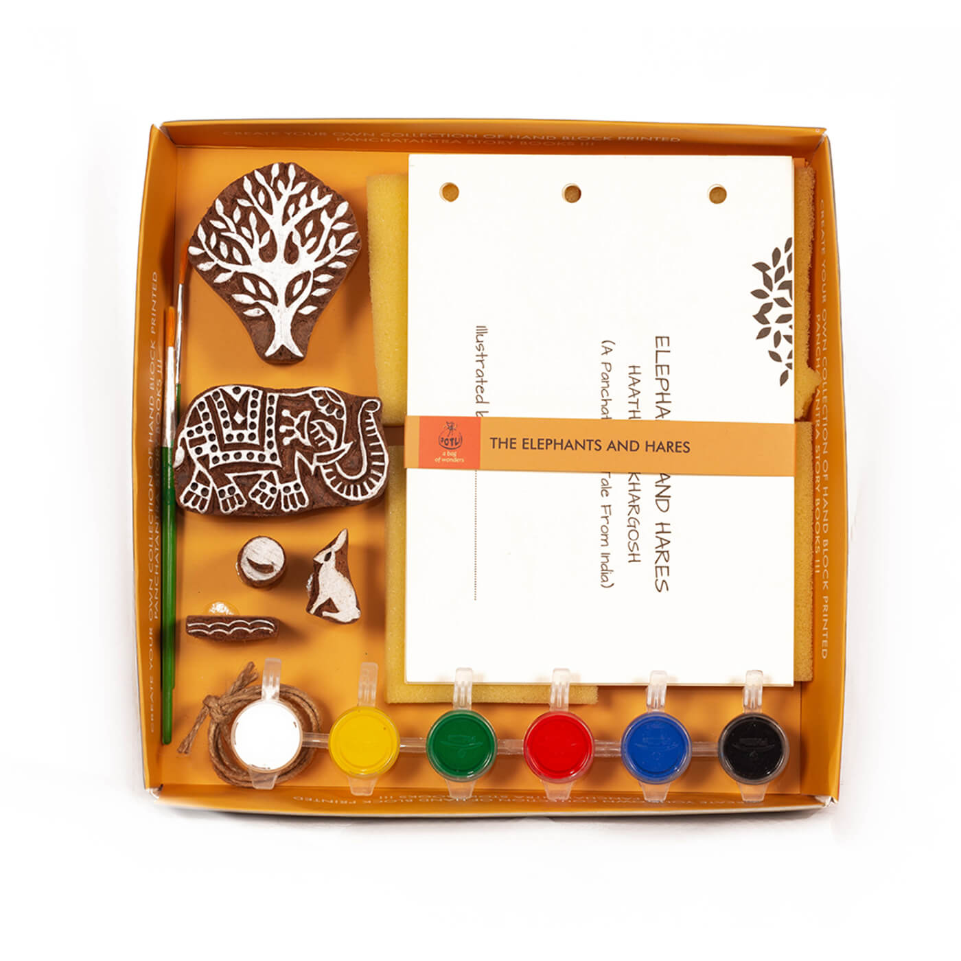 Buy Panchatantra Block Printing DIY Kit Online On Zwende