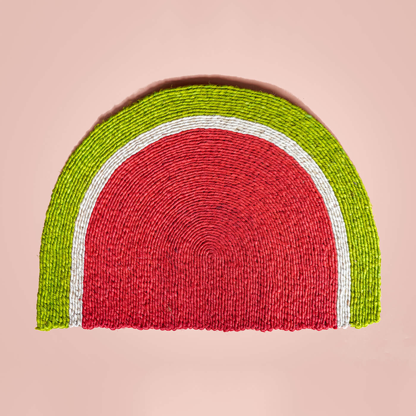 Buy Handwoven Jute Semi Oval Doormat Online On Zwende