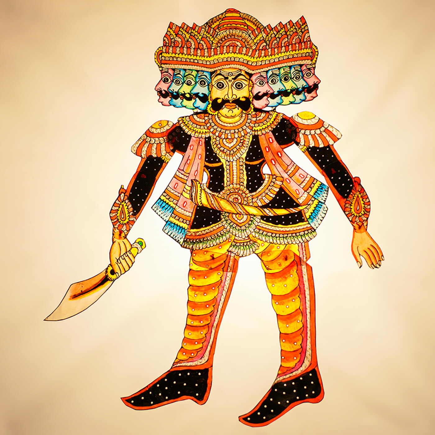 Buy Leather Puppet - Raavana Online On Zwende