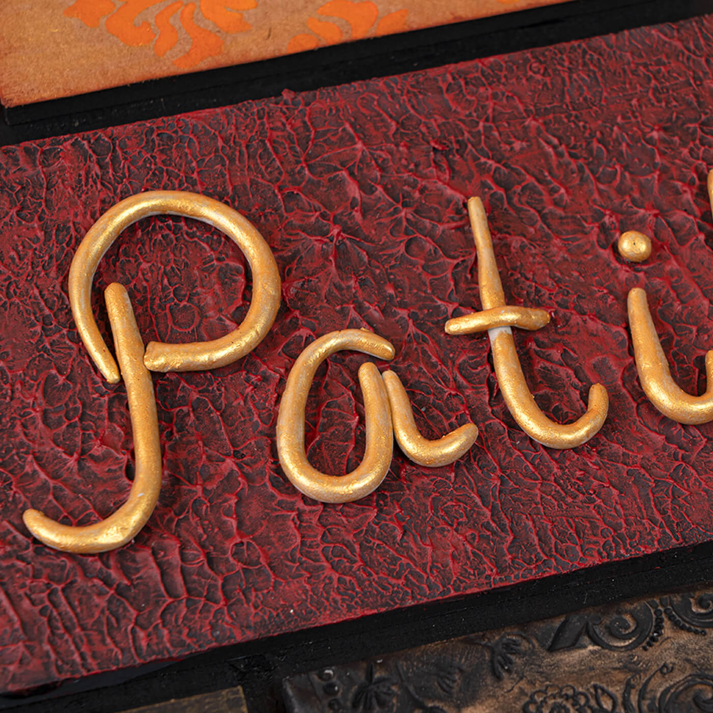 Buy Customised MDF Wood Family Nameboard Online On Zwende