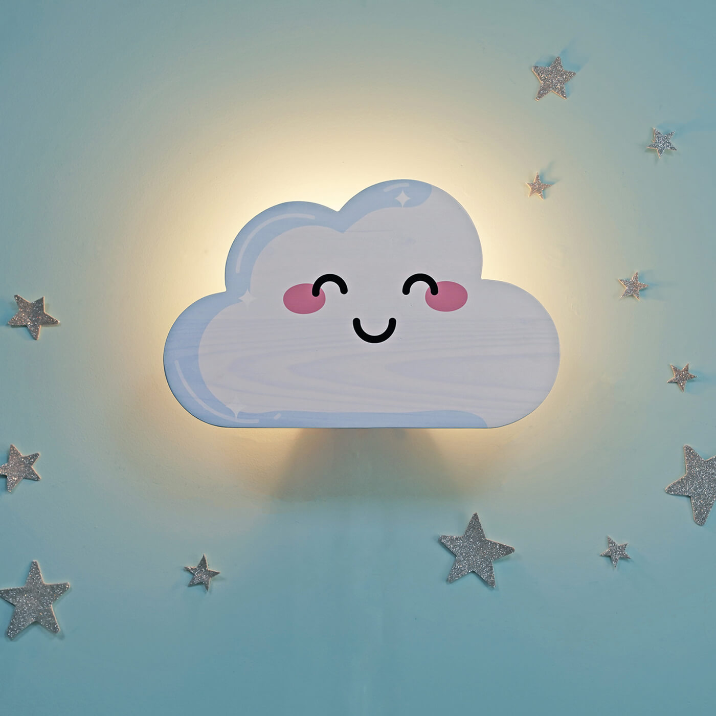 Buy Cheery Cloud Backlit Wall Light for Kids Online On Zwende