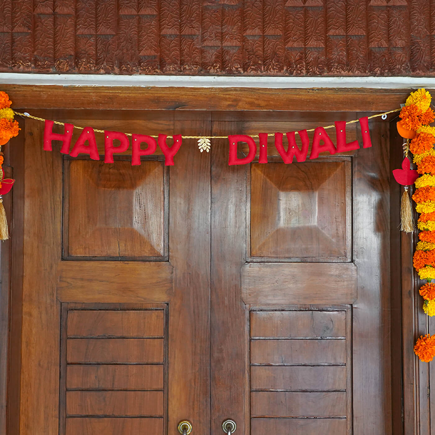Buy Handmade Festive Tassled Happy Diwali Toran Online On Zwende