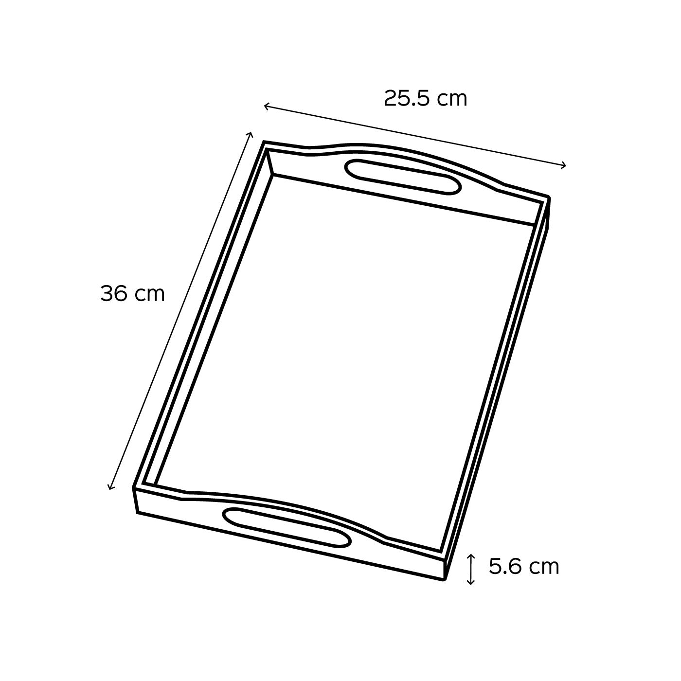 Buy Ethnic Decoupage Kathakali MDF Tray - Large Online On Zwende