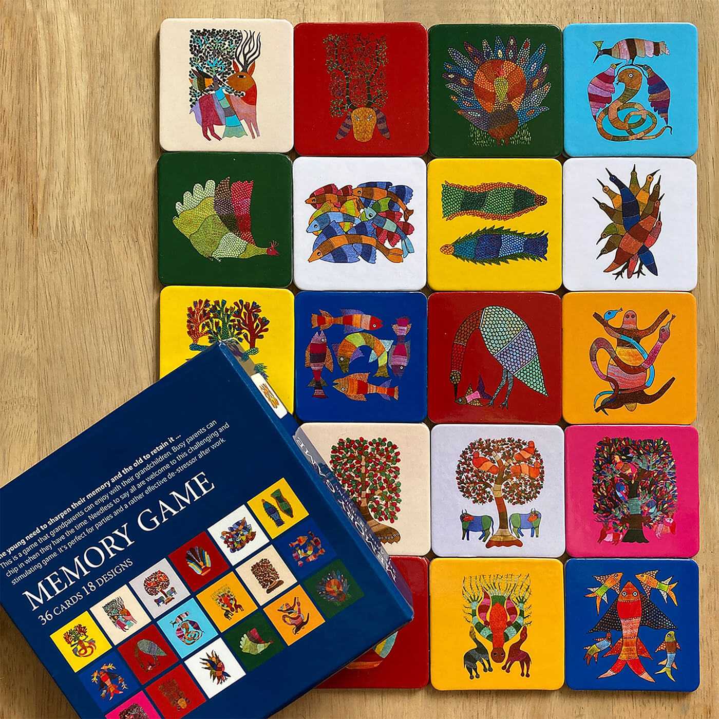 Buy Memory Game - Large - Gond Online On Zwende