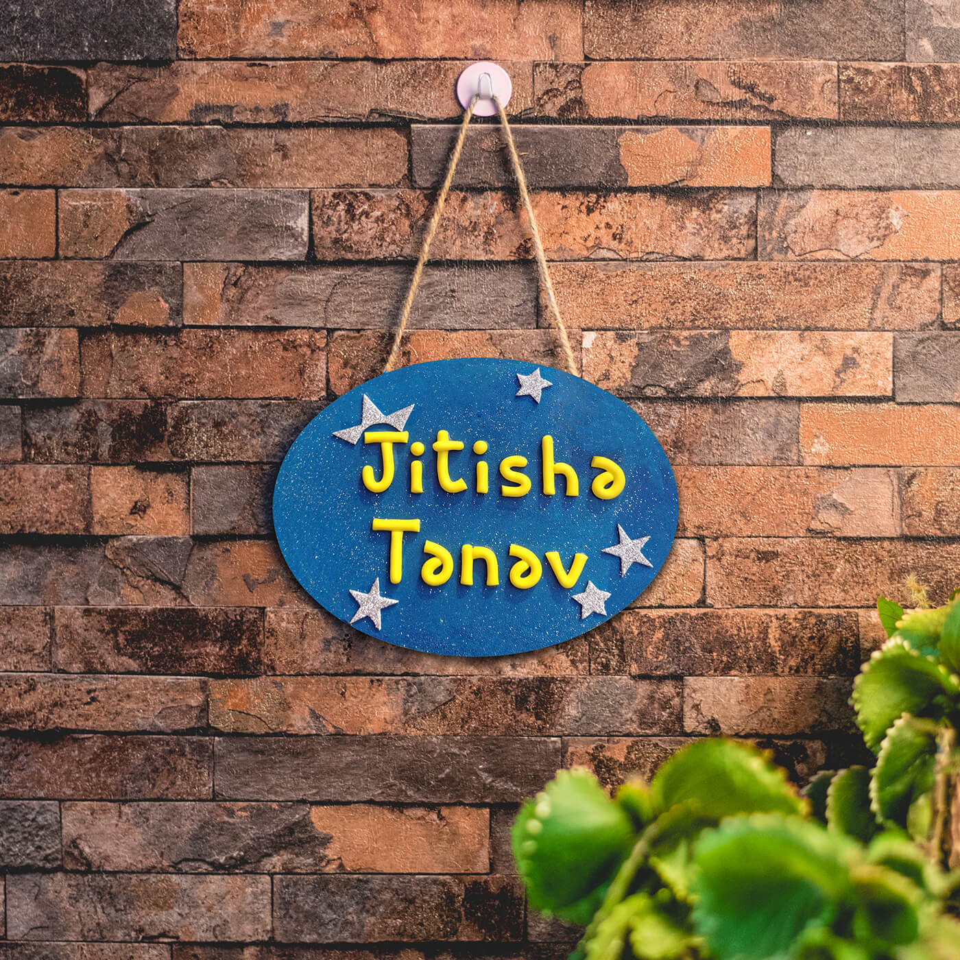 Buy Night Sky Clay Siblings Nameboard Online On Zwende