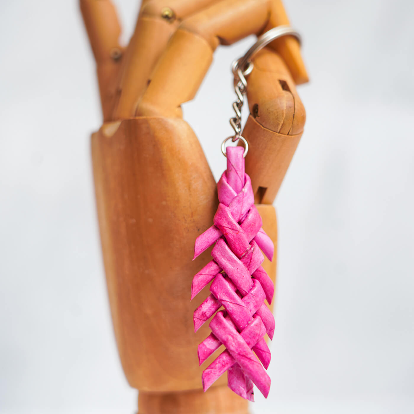 Buy Handmade Upcycled Paper Keychain Online On Zwende